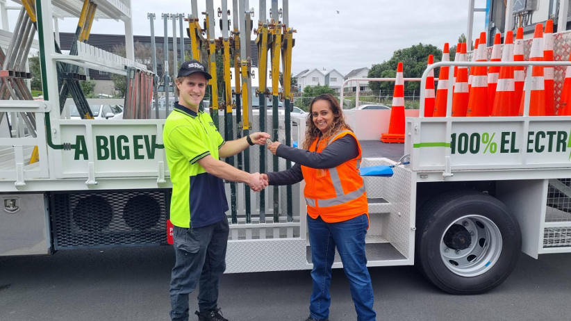 NZ first - electric traffic control truck - Fleet EV News