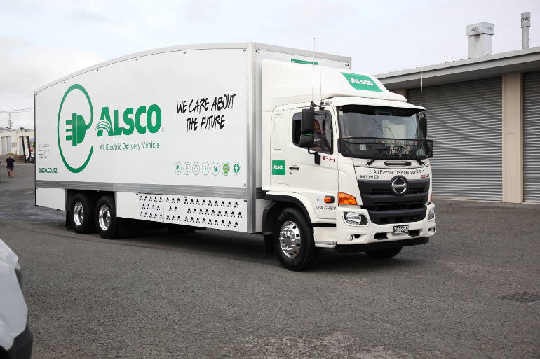 Alsco NZ picks long haul for first EV - Fleet EV News