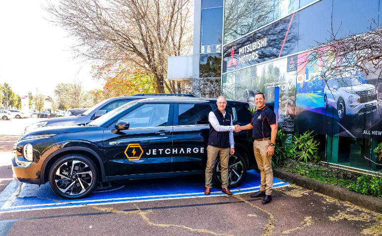 JET Charge adds Outlander PHEVs to the fleet - Fleet EV News