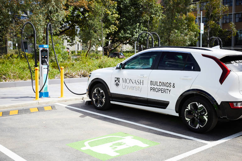 Monash University install EV charging on campus - Fleet EV News