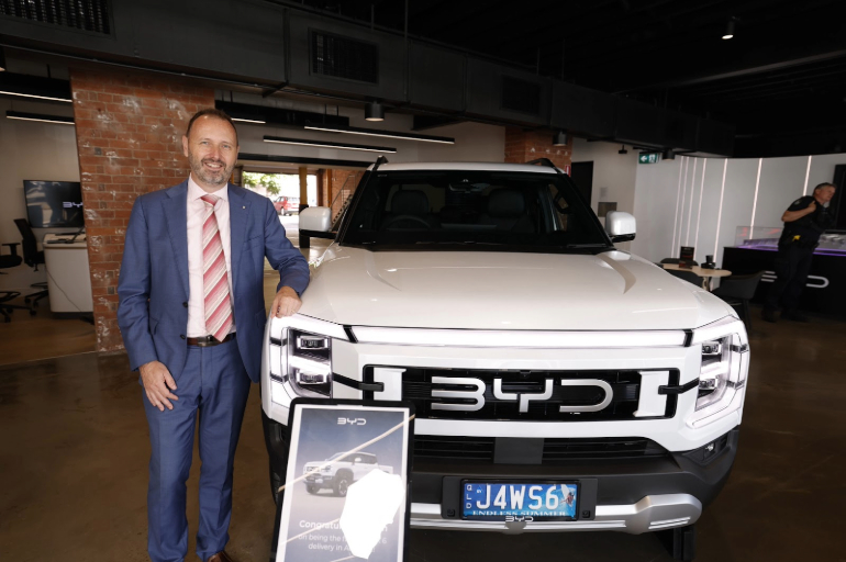 First BYD Shark 6 delivered in Brisbane - Fleet EV News